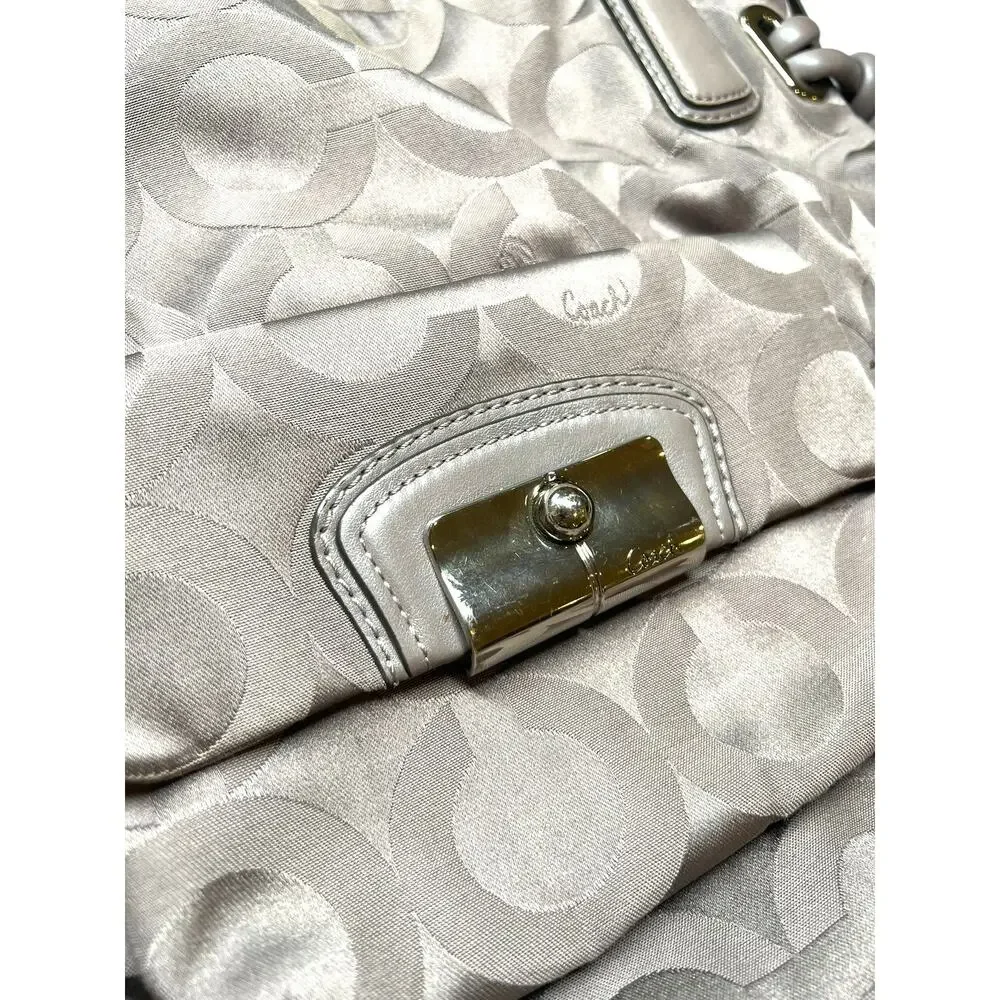 Coach | Bags | Rare Vintage Y2k Coach Kristin Op Art Sateen Satchel ...